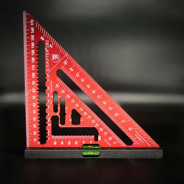 G-Rafter™ 180 Rafter Square with level | TrigJig Tools UK - TrigJig UK
